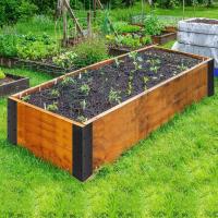 China Metal Raised Garden Bed Corner Brackets with Wood Screws for 20