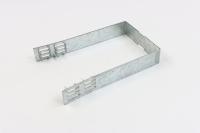 China Z275 Galvanized Steel Plate Tie Timber Connector 150x90x25mm with Pre-punched Holes for Wood Frame Construction for sale