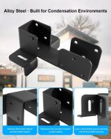 China Shipping Container Brackets, Heavy Duty Stud Framing Kit for 2x4 2x6 Lumber | Interior Container Framing Support, Heavy Duty Steel Brackets for Insulation, Walls, Ceilings and DIY Conversion Projects for sale
