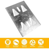 China Galvanized Steel Surface Mount Impaler with 4 Prong Angled Design for Corrosion Resistant Acoustic Panel Mounting for sale