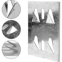 China Galvanized Steel Surface Mount Impaler with 4 Prong Angled Design for Corrosion Resistant Acoustic Panel Mounting for sale