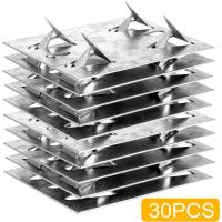 China Galvanized Steel Surface Mount Impaler with 4 Prong Angled Design for Corrosion Resistant Acoustic Panel Mounting for sale