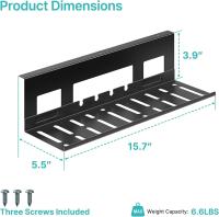 China Cable Management Under Desk Easy under-table mounting cables organizer for clean tidy office home workspace for sale