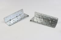 China Split Hanger SPH140 G300-Z275 Galvanized Steel Joist Hanger with Split Design and Pre-punched Holes for Timber Frame Construction for sale