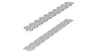 China Galvanized Foil Fix Fastener Tacks Foil Fasteners for Wall and Roof Frames Insulation for sale