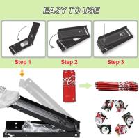 China Heavy Duty Portable Pedal Steel Floor Can Smashers for Beer Cans Canned Pet Food for sale