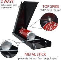 China Metal Plastic Bottle Soda Can Crushers Sturdy steel Heavy Duty Smasher for Seltzer Soda Beer Cans for sale