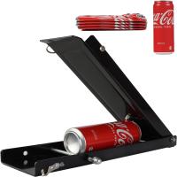 China Metal Plastic Bottle Soda Can Crushers Sturdy steel Heavy Duty Smasher for Seltzer Soda Beer Cans for sale