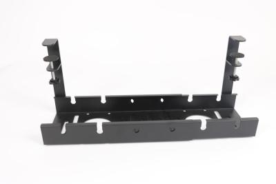 China 295-550mm Adjustable Under Desk Cable Management Tray in Q235B Steel with 22lb Load Capacity, Retractable Wire Organizer for sale