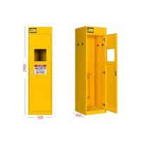 China Yellow Flammable Gas Cylinder Storage Cabinet Explosion Proof Corrosion Proof Cylinder Safety Cabinet for sale