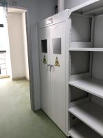 China Heavy Duty Gas Cylinder Cabinet All Steel Gas Bottle Storage Cabinet Corrosion Proof for sale