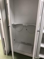 China Heavy Duty Gas Cylinder Cabinet All Steel Gas Bottle Storage Cabinet Corrosion Proof for sale