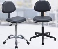China PU Leather ESD Lab Chairs Anti Static Anti Static Lab Chair Adjustable Ergonomic for sale
