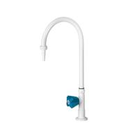 China Heavy Duty Laboratory Accessories Solid Brass 3 Way Gooseneck Water Tap Anti Corrosive for sale