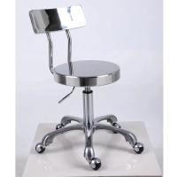 China Adjustable Stainless Steel Lab Stool Heavy Duty Medical Lab Stools Corrosion Resistant for sale