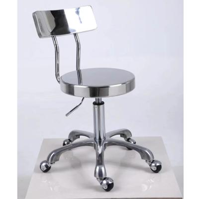 China Adjustable Stainless Steel Lab Stool Heavy Duty Medical Lab Stools Corrosion Resistant for sale
