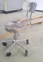 China Adjustable Stainless Steel Lab Stool Heavy Duty Medical Lab Stools Corrosion Resistant for sale