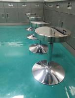 China Adjustable Stainless Steel Lab Stool Heavy Duty Medical Lab Stools Corrosion Resistant for sale