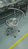China Adjustable Stainless Steel Lab Stool Heavy Duty Medical Lab Stools Corrosion Resistant for sale