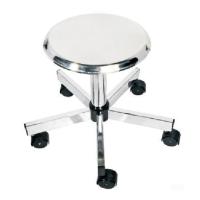 China Sturdy Iron Height Adjustable Lab Stool Ergonomic Chemistry Lab Chair Anti Static for sale