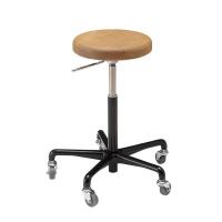 China Metal Frame ESD Lab Chairs Adjustable Wooden Science Lab Stools Corrosion Proof for sale