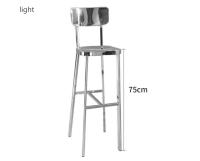 China Height Adjustable ESD Lab Chairs Stainless Steel Science Lab Bar Stools Rust Proof for sale