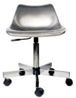 China Medical Stainless Steel Lab Chairs Corrosion Resistant Medical Lab Chairs Heavy Duty for sale