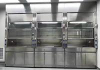 China Corrosion Proof Lab Fume Hood 304 / 316 Stainless Steel Fume Hood for sale