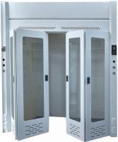 China Heavy Duty Walk In Fume Hood Chemical Resistant Ducted Fume Cupboard With Fan for sale