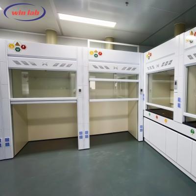 China Heavy Duty Lab Fume Hood All Steel Chemical Ventilation Hood Corrosion Resistant for sale