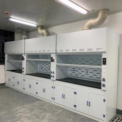 China Modern Polypropylene Fume Hood Anti Corrosive Laboratory Fume Cabinet Customized for sale