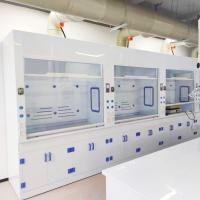 China Laboratory PP Fume Hood High Acid Resistant Chemical Exhaust Hood Customized for sale