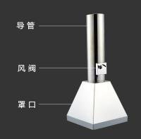 China Localized Fume Extraction Canopy Stainless Steel Canopy Exhaust Hood Heavy Duty for sale