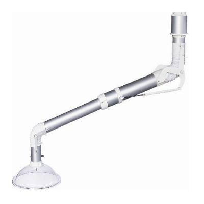 China Anti Corrosive Laboratory Accessories PP Flexible Exhaust Arms Ceiling Mounted for sale