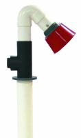 China Anti Corrosive Laboratory Accessories PP Flexible Exhaust Arms Ceiling Mounted for sale