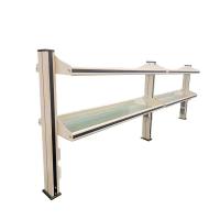China Aluminum Alloy / Glass Laboratory Accessories Benchtop Lab Reagent Rack for sale