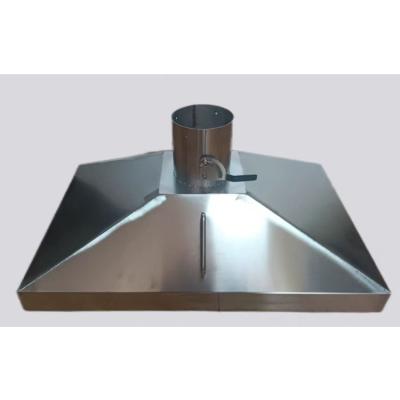 China Stainless Steel Laboratory Accessories Commercial Atomic Hood Fume Extractor Arm Ventilation Canopy for sale