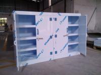 China PP Lab Storage Cabinet Commercial Chemical Reagent Storage Cabinet Corrosion Proof for sale