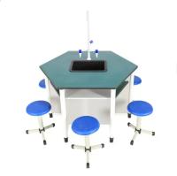 China Versatile Science Lab Desk Heavy Duty Educational Lab Furniture Modular For School for sale
