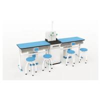 China Versatile Science Lab Desk Heavy Duty Educational Lab Furniture Modular For School for sale