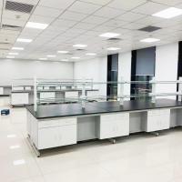 China Side Lab Work Bench Corrosion Proof Modular Lab Bench With Base Cabinet And Drawer for sale