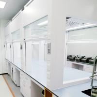 China Side Lab Work Bench Corrosion Proof Modular Lab Bench With Base Cabinet And Drawer for sale