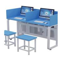 China Educational Computer Classroom Desk Mobile Student Computer Desks For Classroom Durable for sale