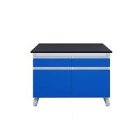 China C Frame Lab Work Bench All Steel Lab Island Table Customized With Reagent Racks for sale