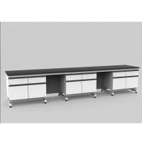 China C Frame Lab Work Bench All Steel Lab Island Table Customized With Reagent Racks for sale