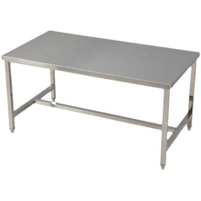 China Heavy Duty Stainless Steel Lab Bench Cleanroom Sterile Stainless Steel Prep Table for sale