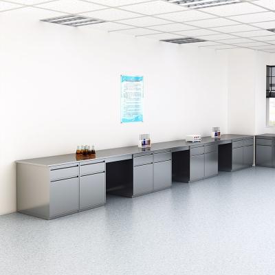 China Sterile Cleanroom Stainless Steel Bench 304 / 316 Stainless Steel Work Table for sale