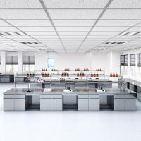 China Sterile Cleanroom Stainless Steel Bench 304 / 316 Stainless Steel Work Table for sale