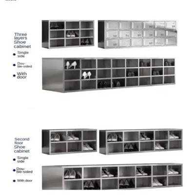 China Chemical Resistant Cleanroom Shoe Rack Heavy Duty Cleanroom Gowning Bench for sale