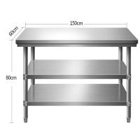 China Commercial Stainless Steel Lab Bench Modern Prep Work Table Corrosion Proof for sale